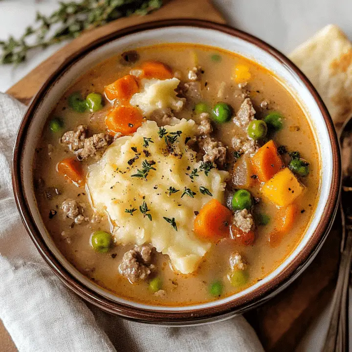 Shepherd’s Pie Soup Recipe - katyrecipes.com