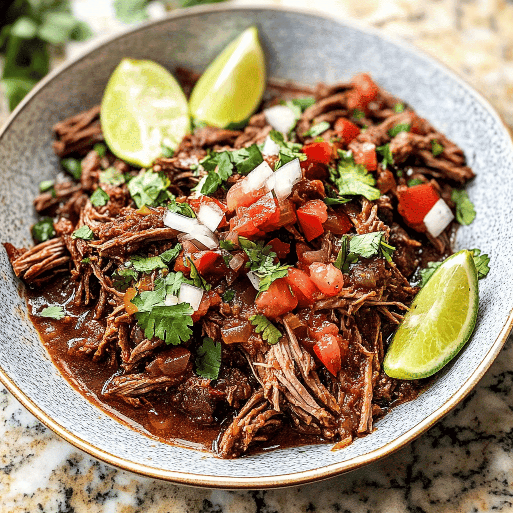 Slow Cooker Beef Machaca Recipe - katyrecipes.com