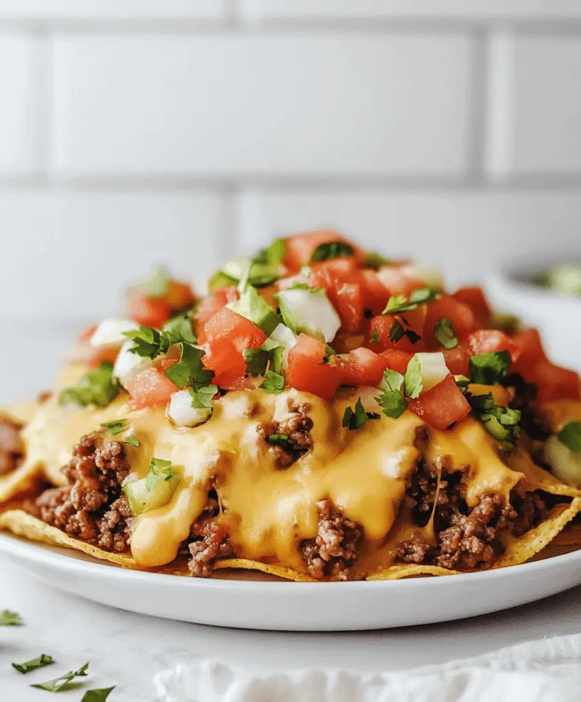 The Best Homemade Nachos With Ground Beef Recipe - katyrecipes.com