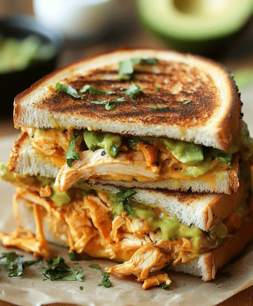 Chicken Avocado Melt Sandwich Recipe - katyrecipes.com