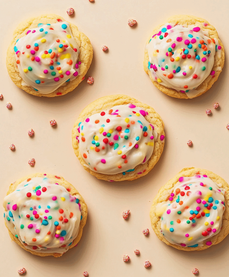 Crumbl Confetti Cookies Recipe - katyrecipes.com