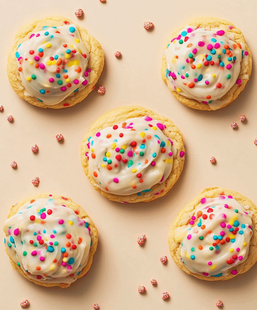 Crumbl Confetti Cookies Recipe - katyrecipes.com
