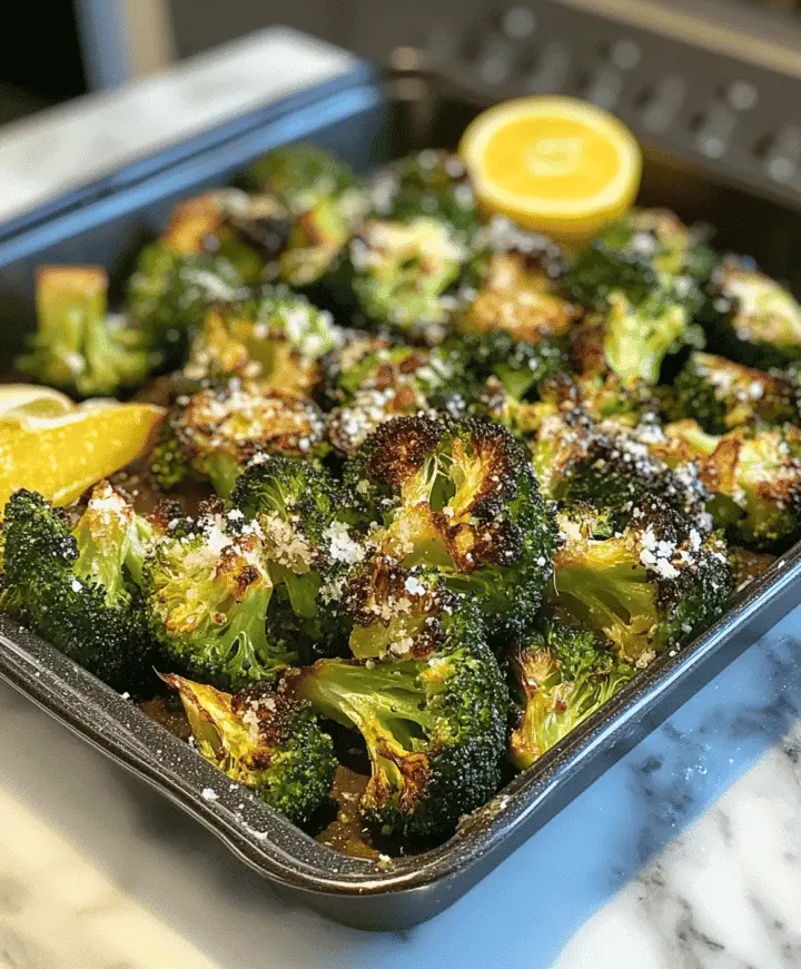Garlic Parmesan Roasted Broccoli Recipe - katyrecipes.com