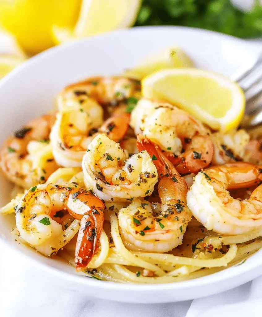 Garlic Butter Shrimp Scampi Recipe - katyrecipes.com