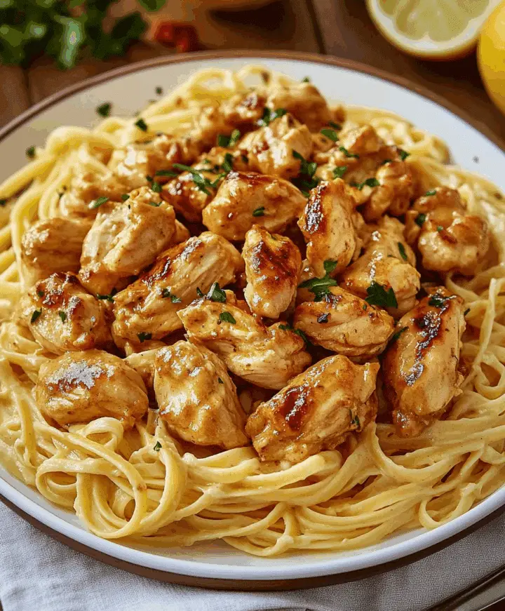 Cowboy Butter Chicken Linguine Recipe - katyrecipes.com