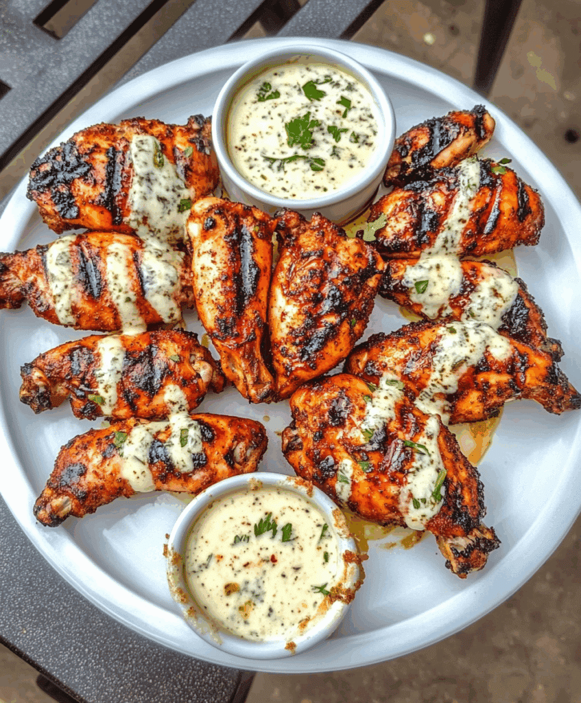 Cajun Grilled Chicken With Alabama White Sauce Recipe - katyrecipes.com